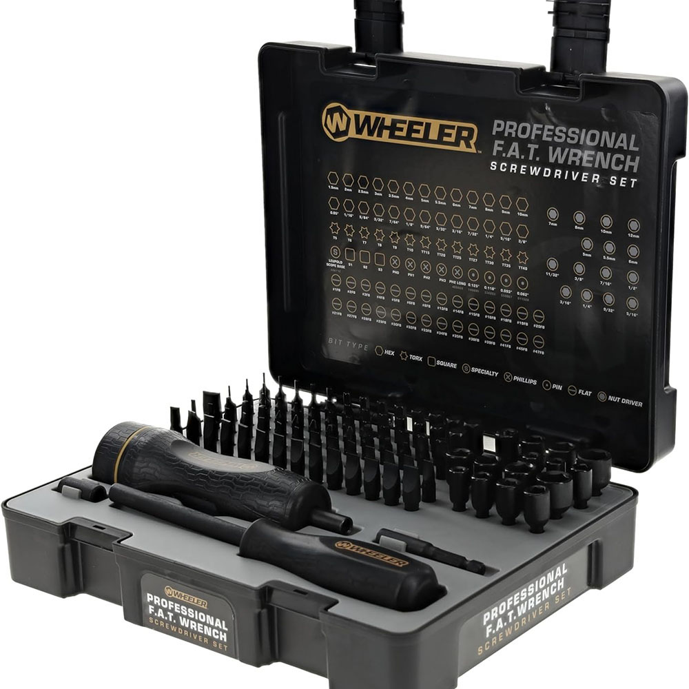 Wheeler 100 Piece Professional FAT Wrench Screwdriver Set - Brownells ...
